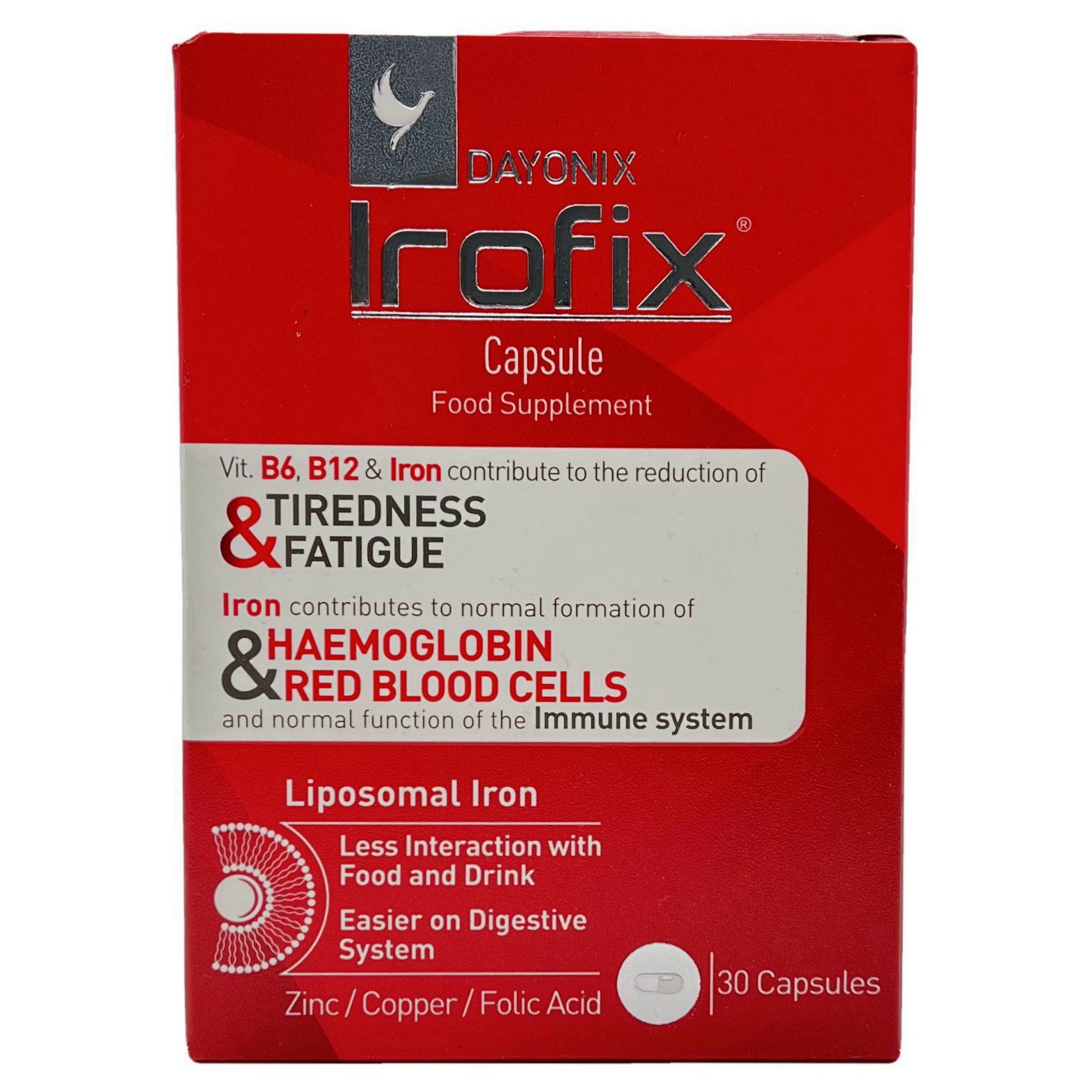 خرید آنلاین کپسول آیروفیکس دایونیکس Irofix + قیمت