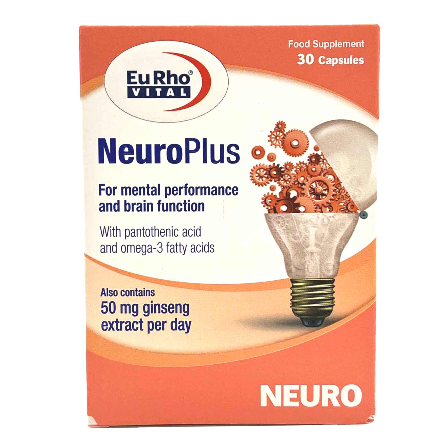 خرید آنلاین کپسول نورو پلاس یوروویتال EurhoVital Neuro Plus + قیمت