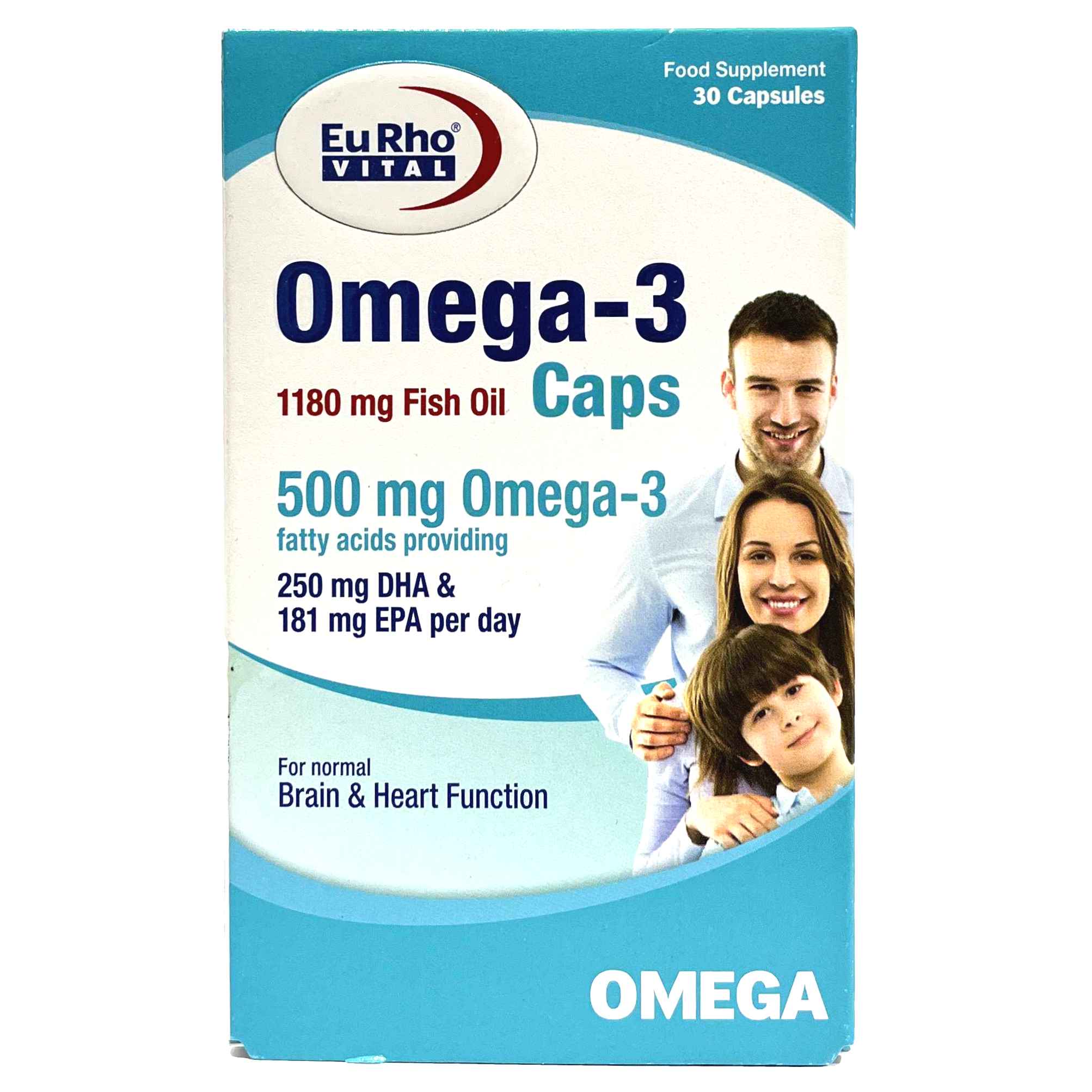 خرید آنلاین کپسول امگا 3 یوروویتال EurhoVital Omega + قیمت