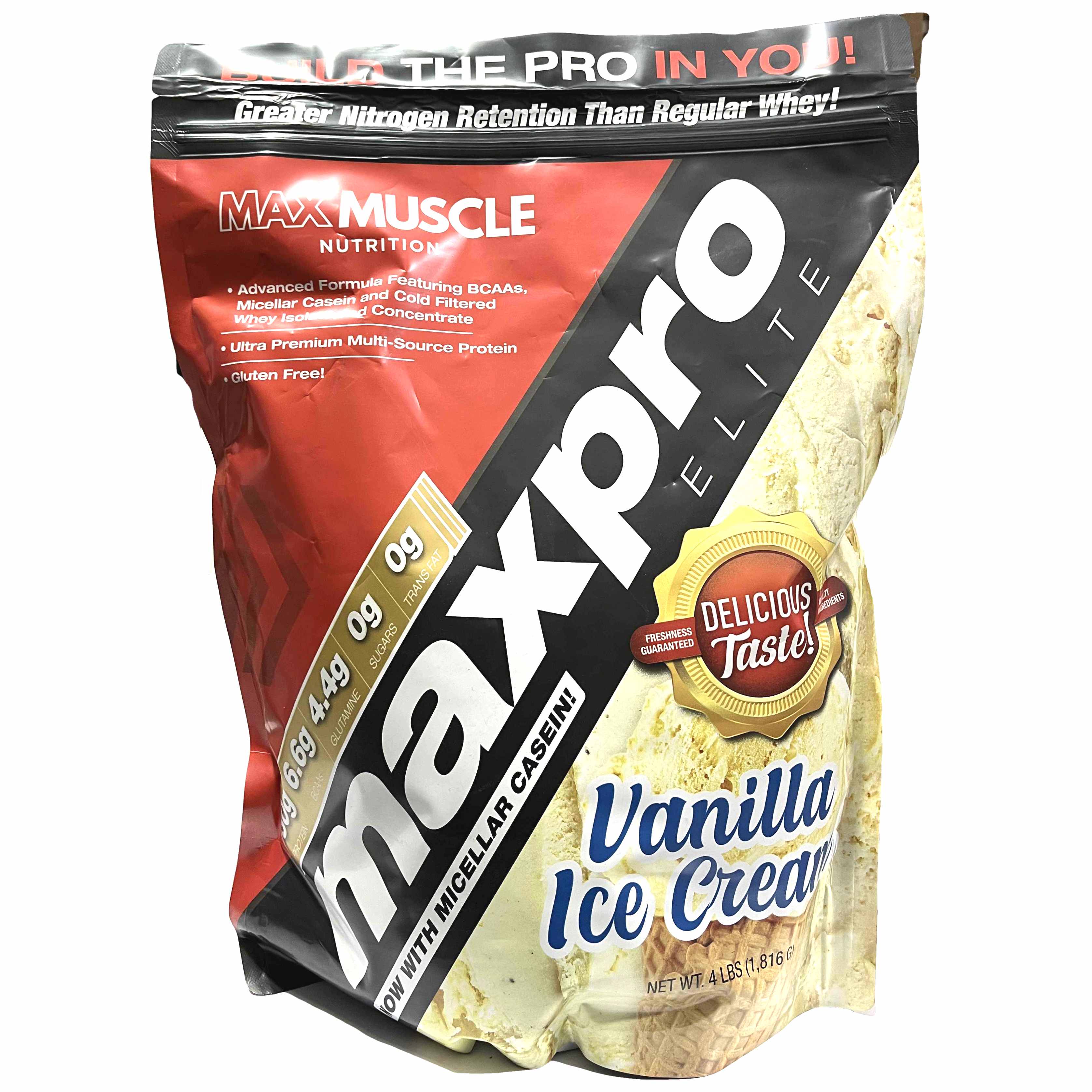 خرید آنلاین پودر مکس پرو الیت 1816 کیلو گرمی مکس ماسل Max Muscle Max ...