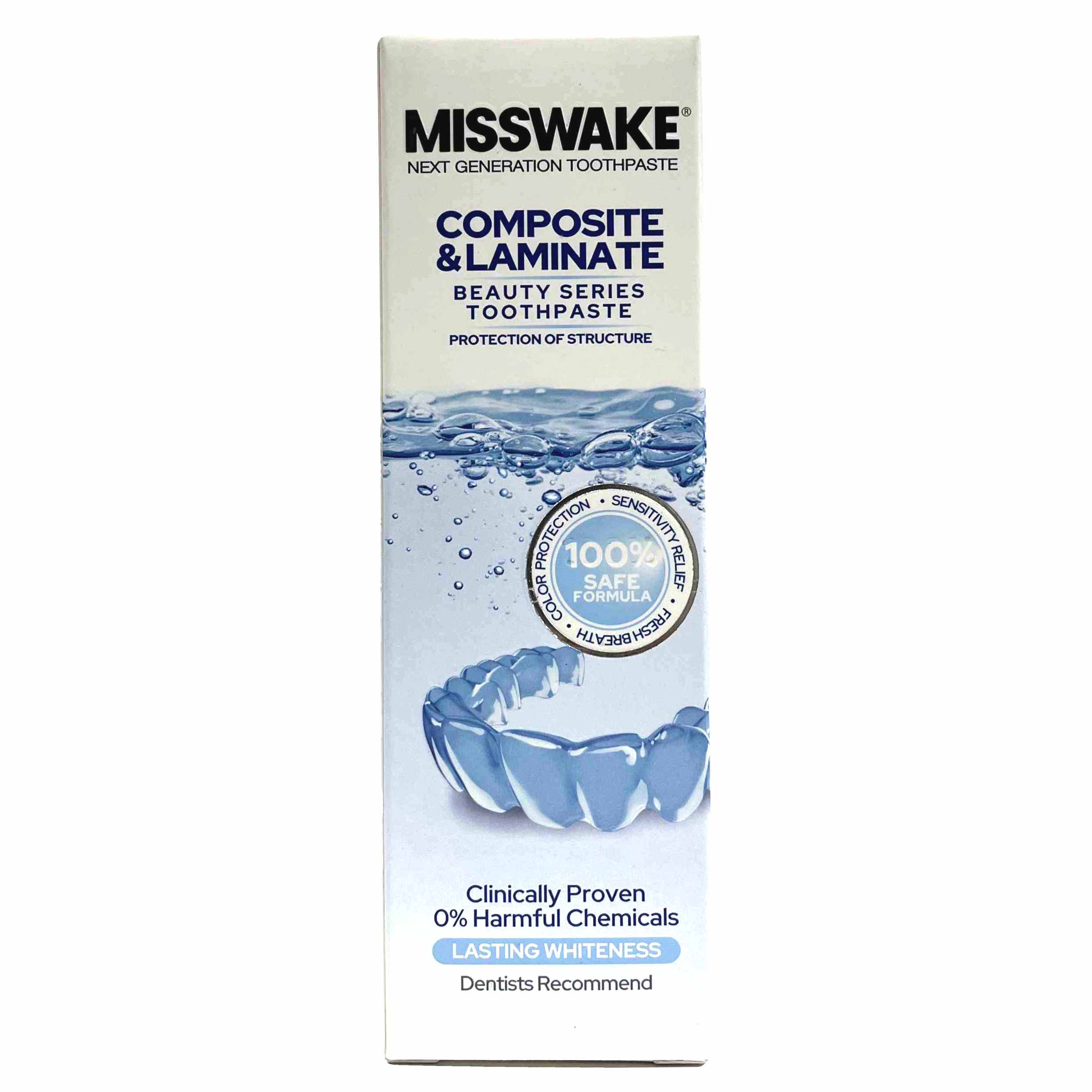 خرید آنلاین خمیر دندان مخصوص دندان های لمینت و کامپوزیت میسویک Misswake ...